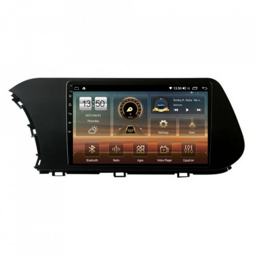 Navigatie dedicata cu Android Hyundai i20 dupa 2020, 8GB RAM, Radio GPS ...