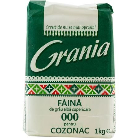 Faina de grau alba superioara 000 pentru cozonac 1kg Grania Adauga un review