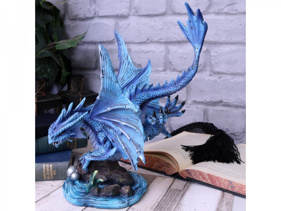 Statueta Age of Dragons - Dragon de apa adult - Anne Stokes - 31 cm