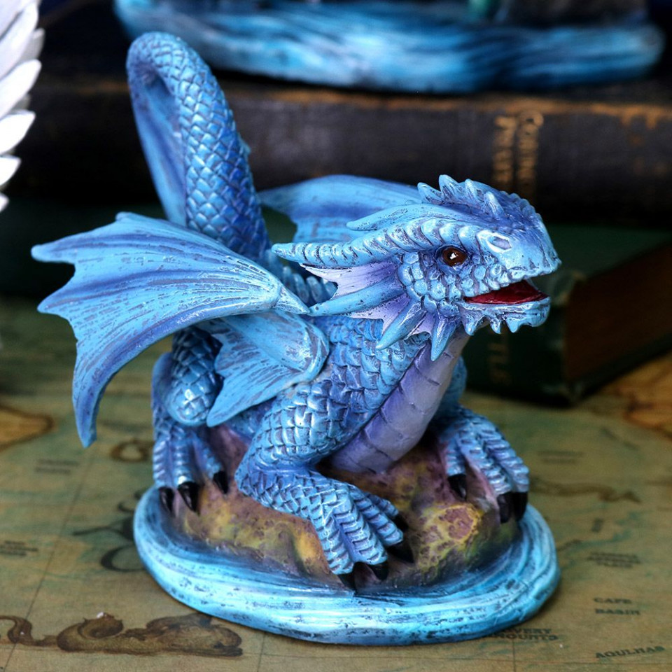 Statueta Age of Dragons - Dragon de apa pui - Anne Stokes - 12 cm
