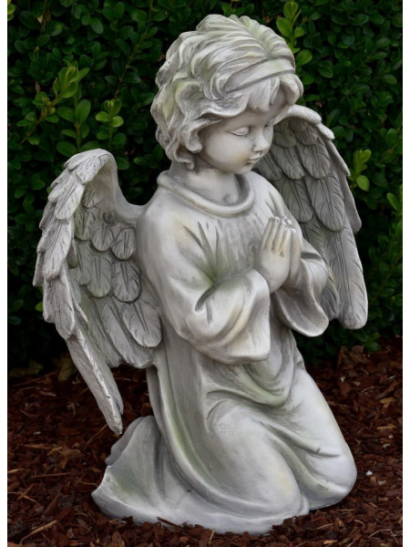 Statueta pentru gradina Ingeras rugaciune 40cm