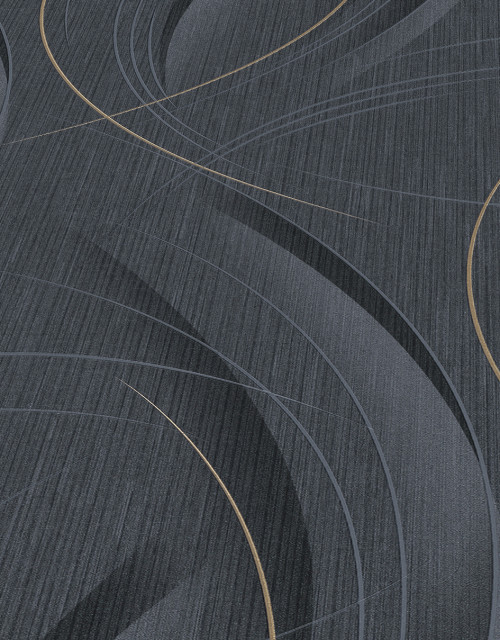 Tapet ,modern, negru, gri, auriu, vinil, living