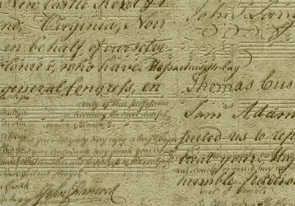 Tapet superlavabil Partituri muzicale vechi