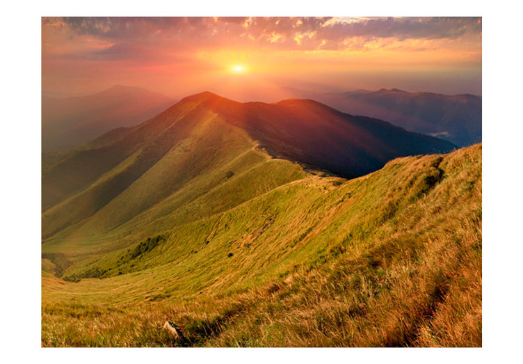 Fototapet lavabil Peisaj frumos de toamna in Carpati