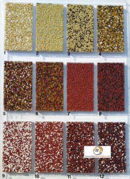 Tencuiala decorativa DURAZIV Clima Protect cu Kauciuc - Cuart colorat 25 Kg