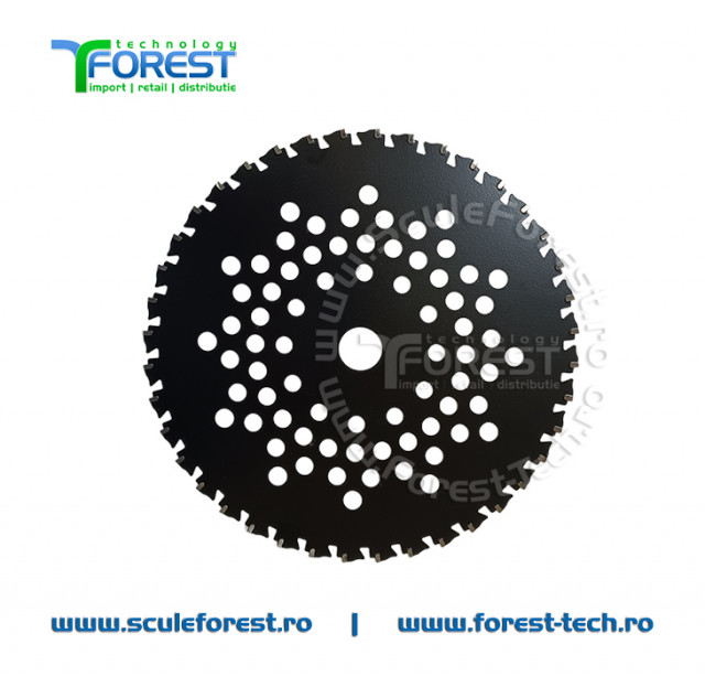 Disc (cutit) motocoasa Sanyo Metal VIDIA 255mm 40dinti | SculeForest
