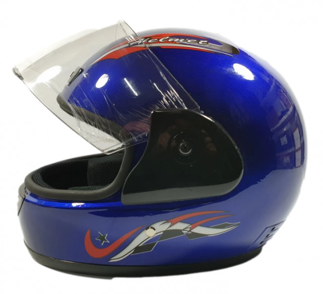 Casca scuter Full Face Safe (albastra)