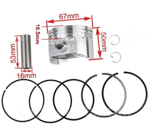 Piston ATV CG250 67mm