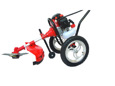 Motocoasa cu roti de deplasare (complet cu accesorii)