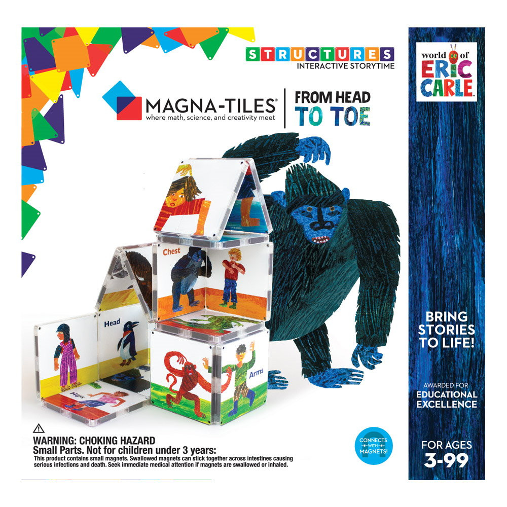 Din Cap Pana In Picioare Eric Carle Set Magnetic Magna Tiles Structures din-cap-pana-in-picioare-eric-carle-set-magnetic-magna-tiles-structures