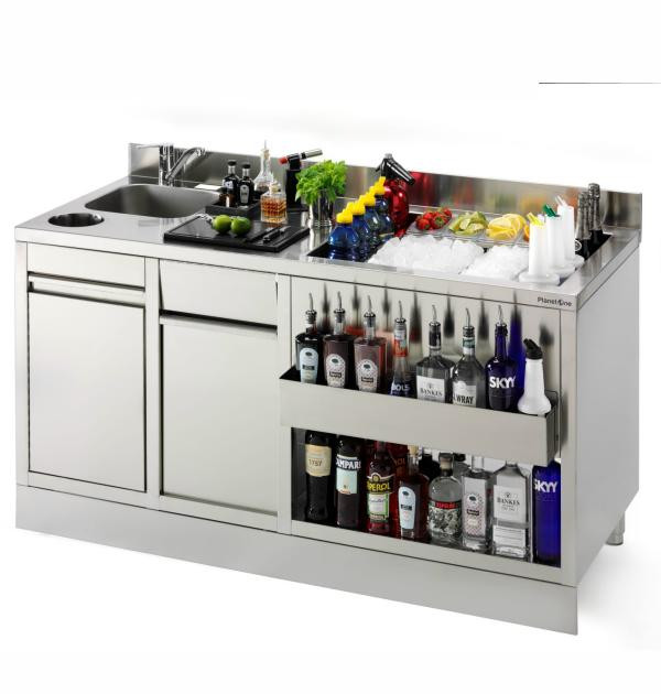 Statie cocktail varianta medie, 1600x700x900h