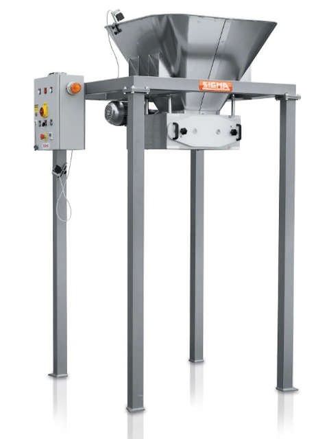 Palnie alimentare, divizor volumetric, cu macinator, 500 kg