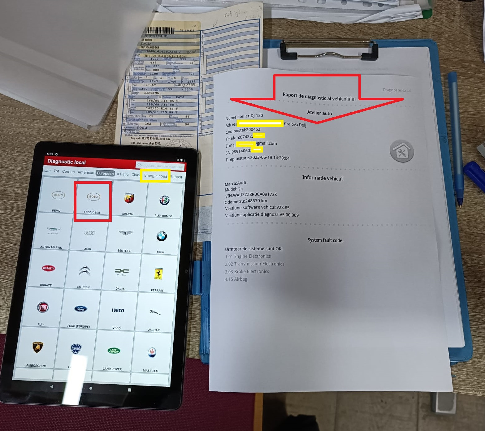 OBFCM Activ => Kit Interfata Auto Profesionala ThinkDiag2 Launch V+ ...