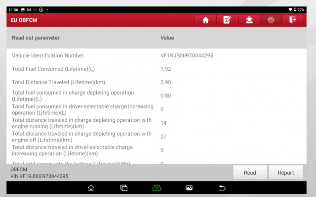 Licenta OBFCM Launch X431 Europa, dispozitiv de monitorizare a consumului de combustibil ...