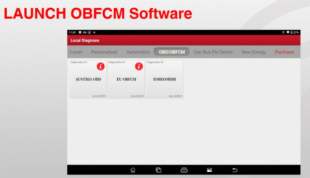 Licenta OBFCM Launch X431 Europa, dispozitiv de monitorizare a ...