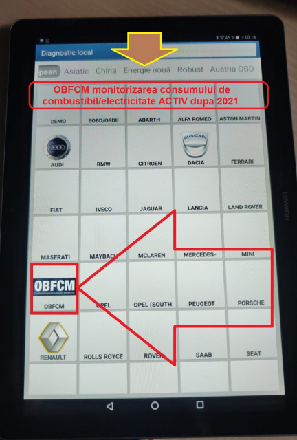 OBFCM activ => Noua Interfata ThinkDiag2 Profesional in limba Romana ...