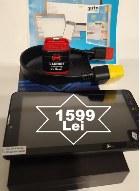 PROMOTIE Kit Interfata Auto LAUNCH V+ Tableta 7 inch Inclusa, Limba ...