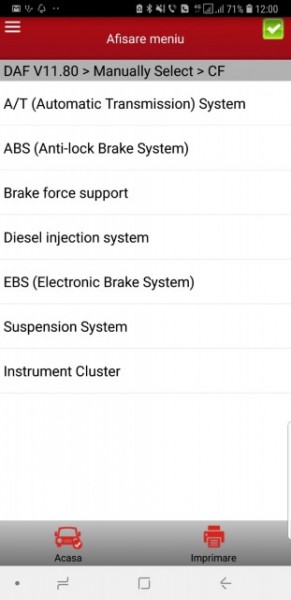 Tester camioane DAF VCI Lite (X431) Professional Truck Diagnose Tool ...