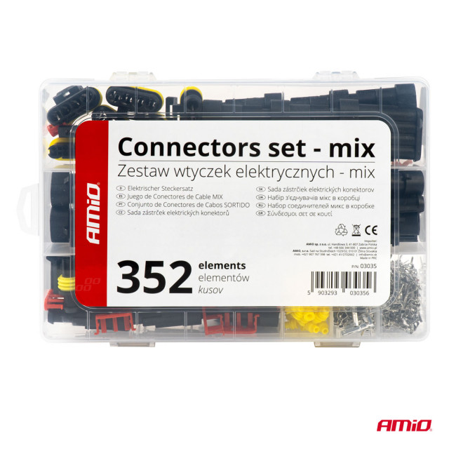 Set 352 mufe conectori, pentru cabluri electrice