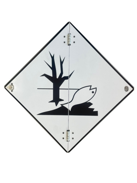 Placa ADR aluminiu - pliabila Pericol Transport substante periculoase ...