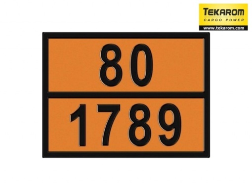 Placa ADR aluminiu - 90/3077