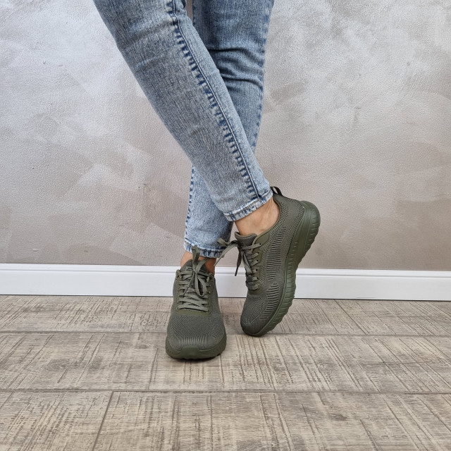 Pantofi dama sport Skechers Bobs Squad Chaos 117209 OLV