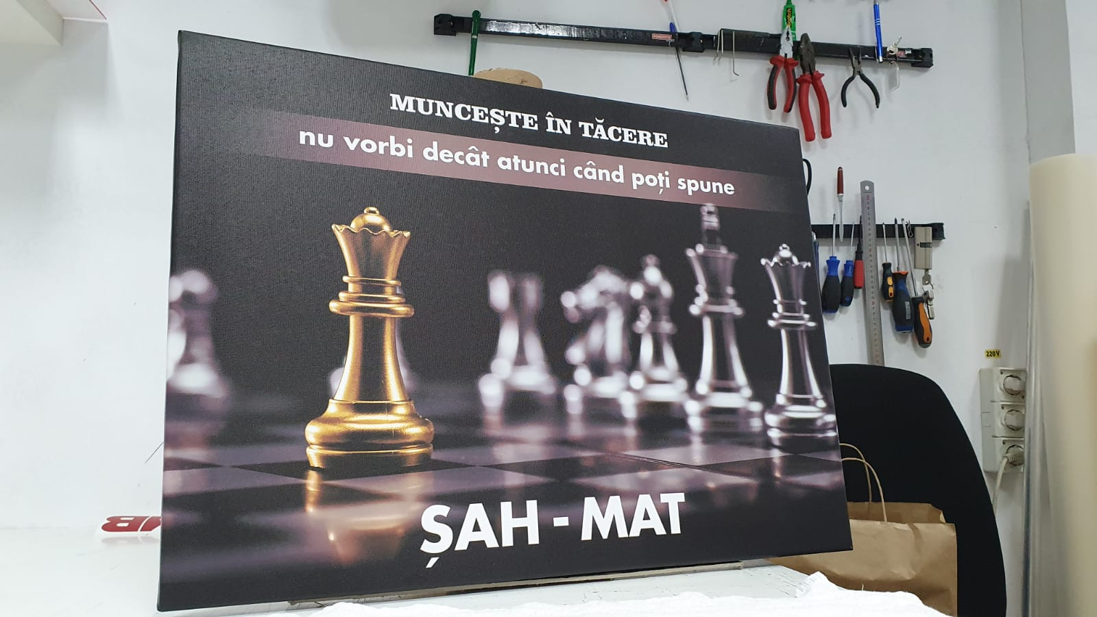 Tablou Motivational - Sah-mat