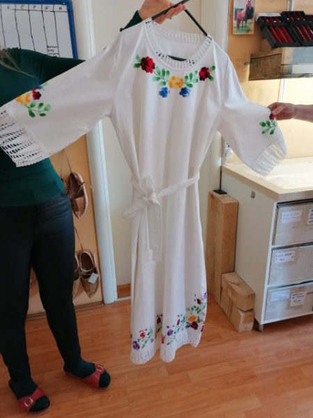 Etno haljina - ručni vez