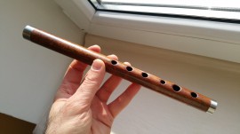 D - jednodelna frula - od PALISANDER drveta - Profesionalna