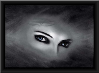 Oči jedne žene, uramljena slika