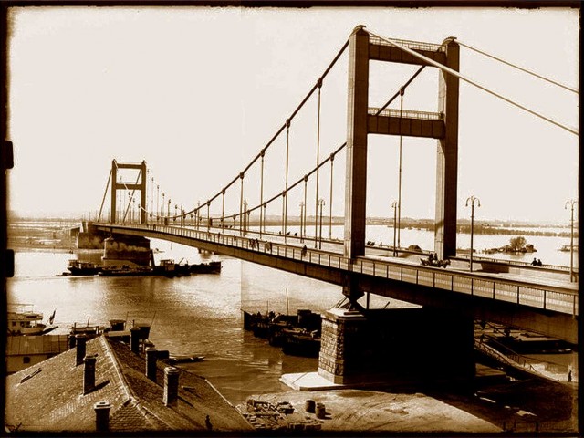 Most kralja Aleksandra 1926., (Brankov most), uramljena slika 30x40cm i ...