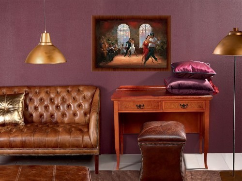 Tango ples, uramljena slika