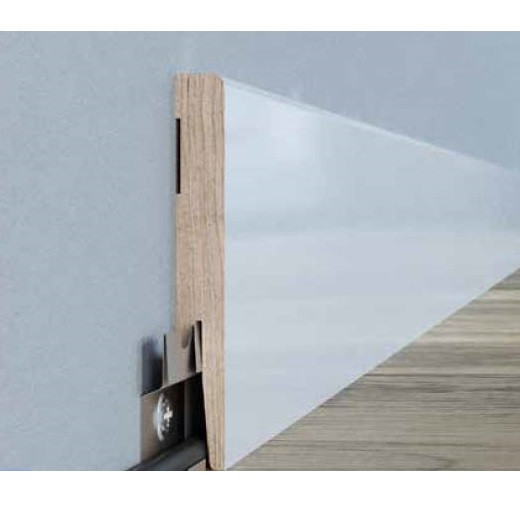 Plinta MDF Alb Lucios Haag 2400mm