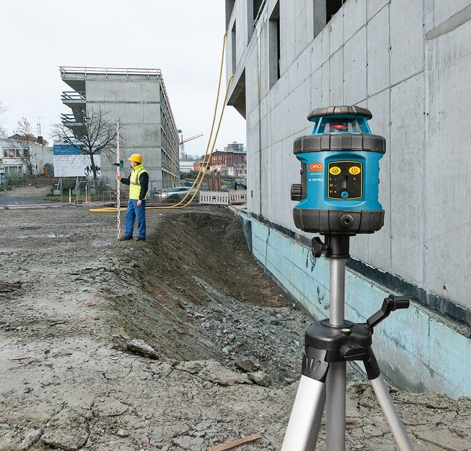 EL 515 Plus Set cu trepied, rigla, suport perete - Nivela laser ...