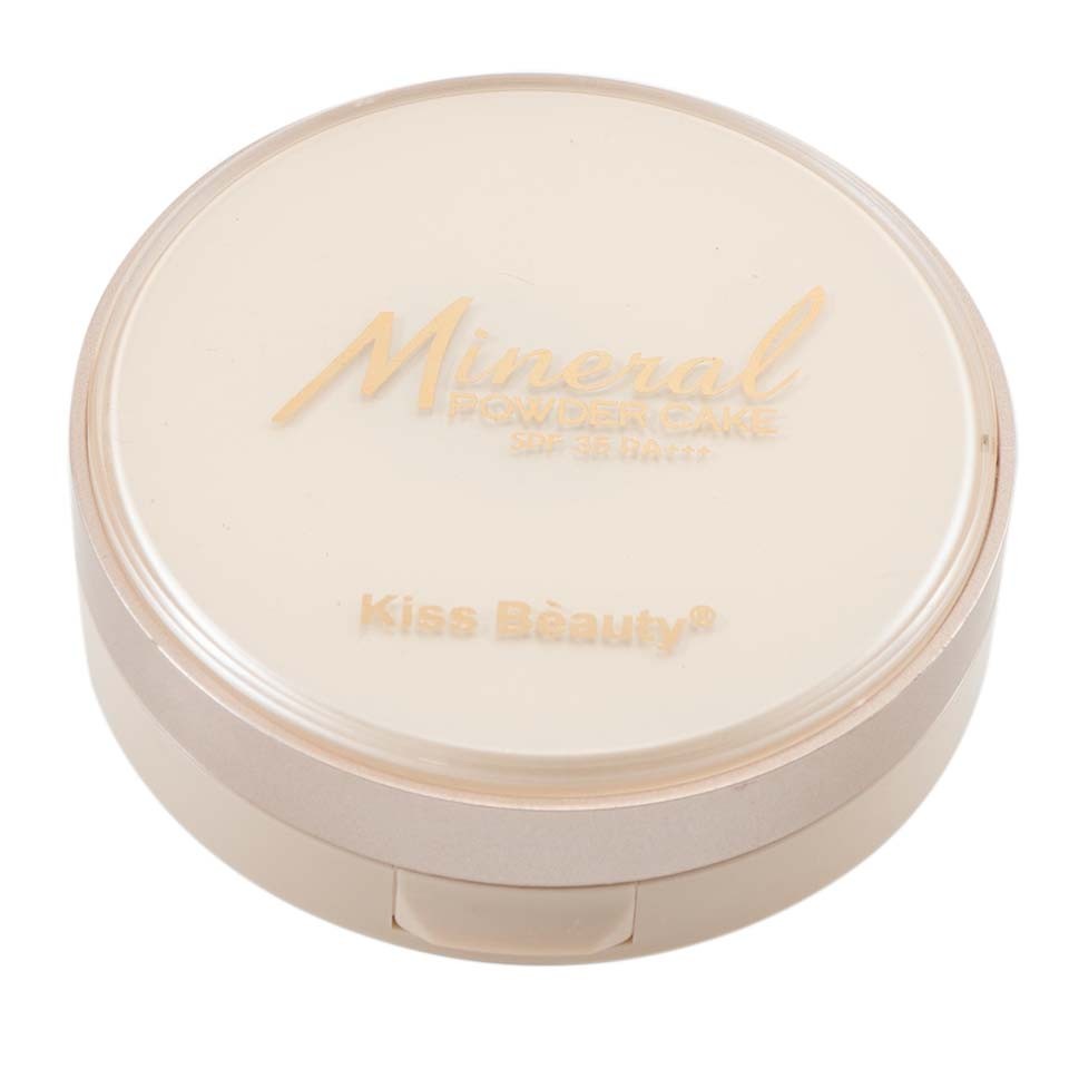 Pudra compacta minerala Kiss Beauty SPF 35