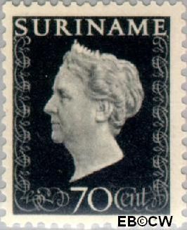 Suriname SU 273 1948 Koningin Wilhelmina Gebruikt 70