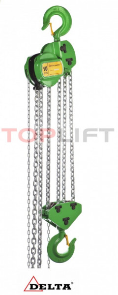 Palan manual cu lant 3 tone, lungime: 6 metri