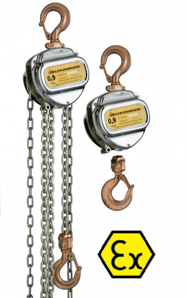 Palan manual cu lant 3 tone, lungime: 6 metri