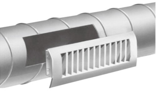 Double deflection grille 425x75 circular duct