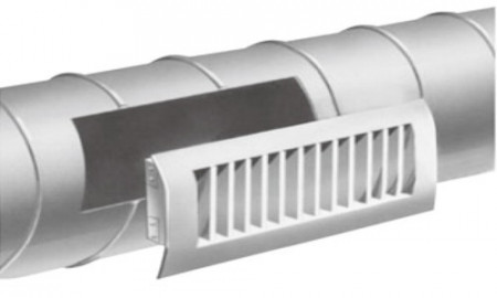 Grila simpla deflexie 825x225 tub circular