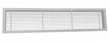 Linear bar grille with fixed blades - custom sizes