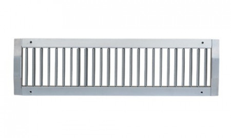 Single deflection grille 525x125 circular duct