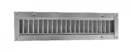Single deflection grille 825x125 rectangular duct