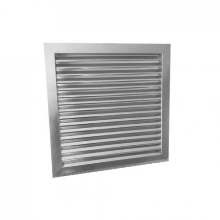 Grila cu jaluzele fixe din otel