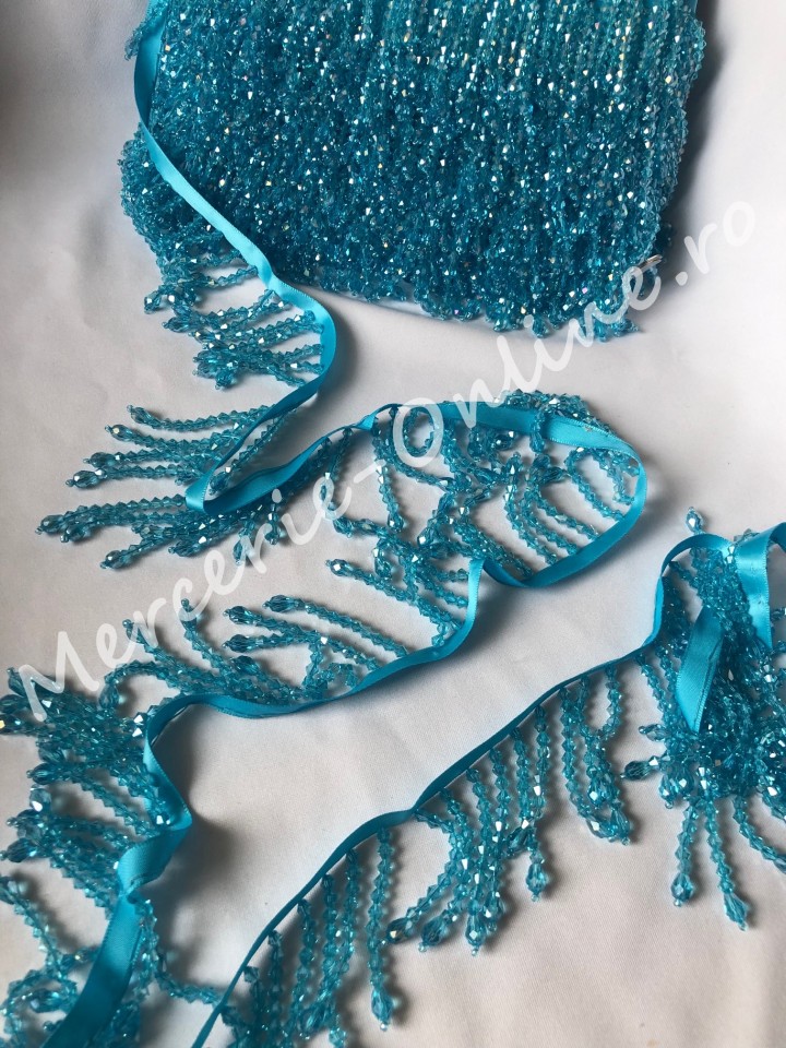 Franjuri margele, lungime cca 5.5cm (la metru) Cod:0973