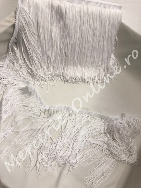 Franjuri, Alb, 20cm (la metru) Cod:1101