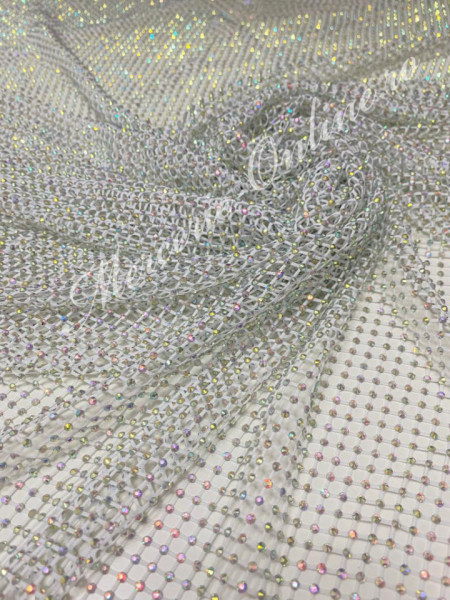 Plasa Elastica cu Strasuri, 150cm (la metru) Cod:2302