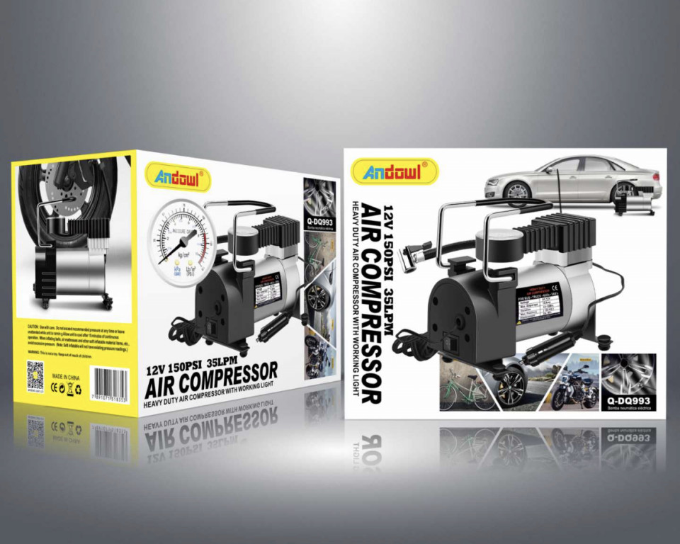 Compresor De Aer Portabil , 12V, 150psi (10bar)