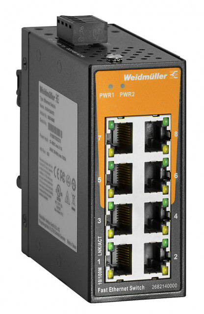 Weidmuller SWITCH IE-SW-BL05 5TX - 5 portas 1240840000