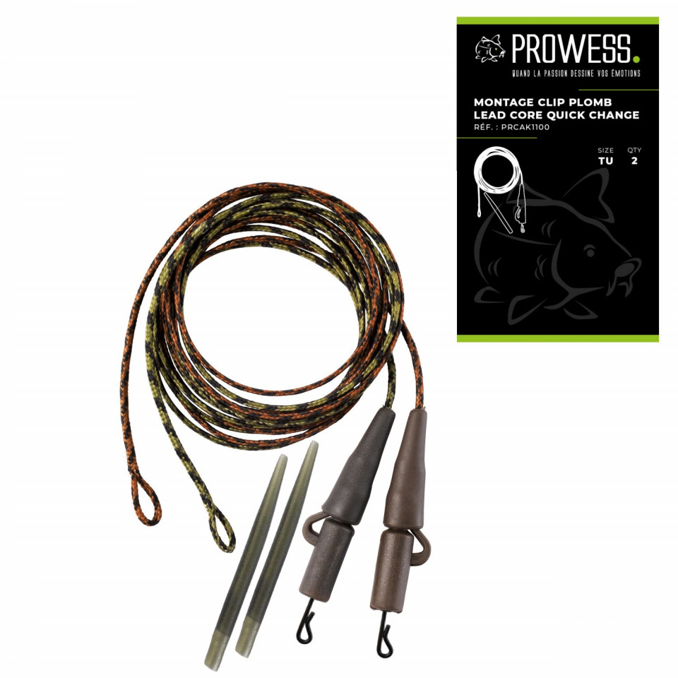 MONTURA PROWESS CLIP PLUMB LEADCORE AGRAFA QUICK CHANGE 2 BUC